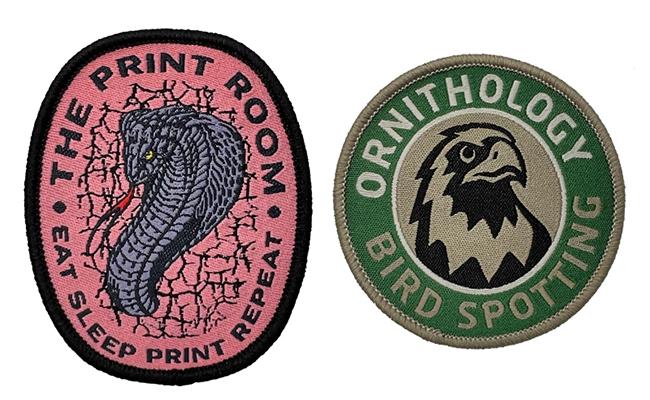 Merrow Border Custom Woven Patch Self Adhesive Peel And Stick ...