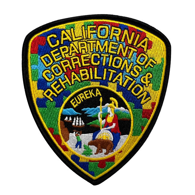 Custom Colors Government Uniform Embroidery Badges Sew On Woven Patches