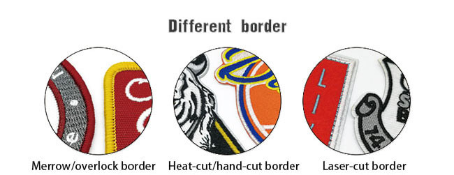 Merrow Border Custom Woven Patch Self Adhesive Peel And Stick ...